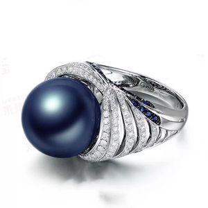 Jewelry | New Wedding Ring With Big Blue Pearl | Poshmark